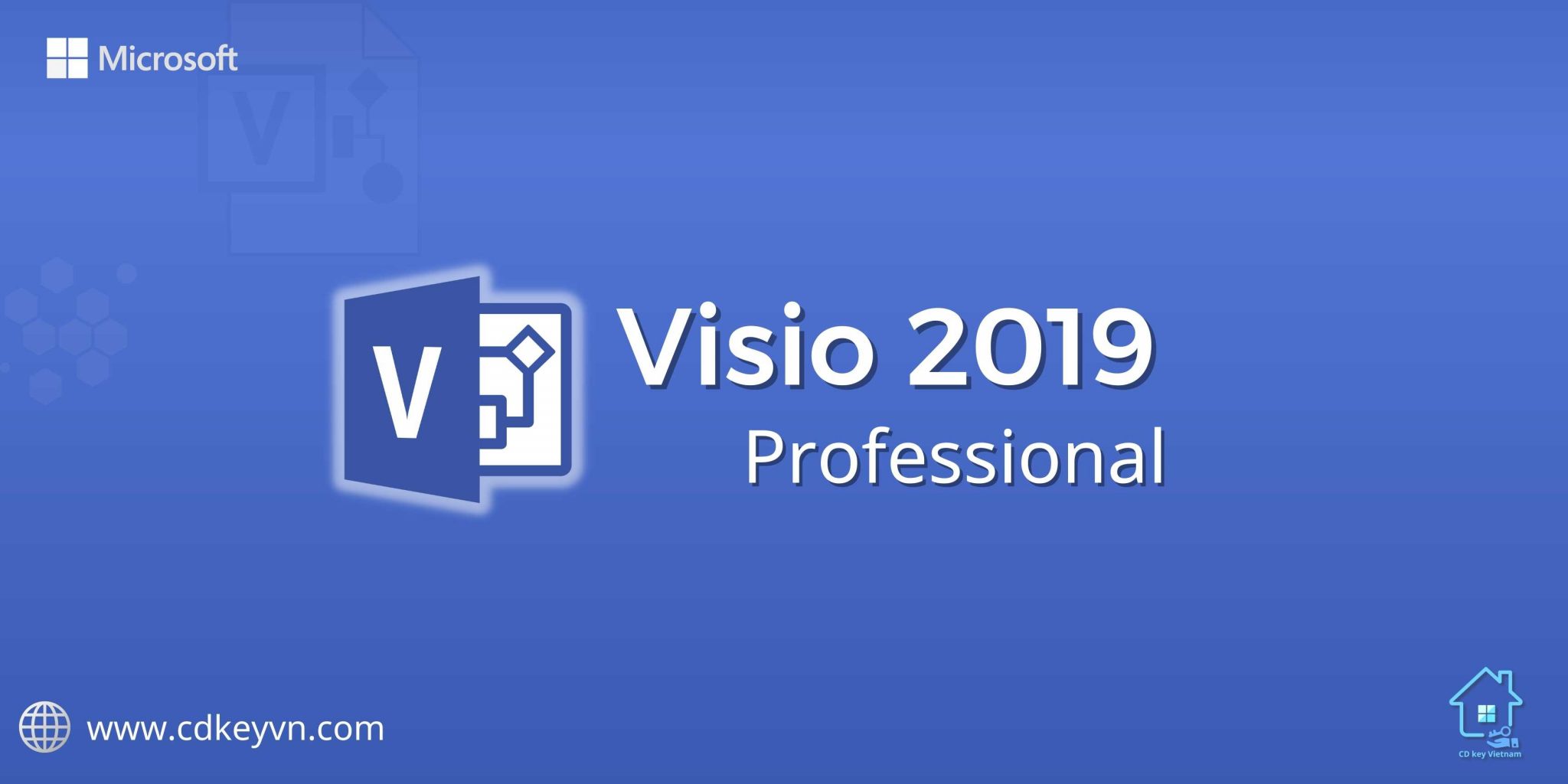 Visio 2019 Professional - CD Key Vietnam